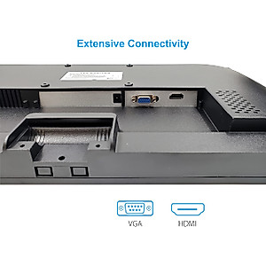 BTO New Dual 19 Inch LED Computer Desktop Tower Monitor, HD+ 1440 x 900 IPS Crisp Display, HDMI and VGA Port, 75Hz Refresh Rate, VESA Mountable, [ Black ]