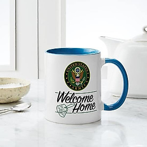 CafePress U.S. Army Welcome Home Mug Ceramic Coffee Mug, Tea Cup 11 oz
