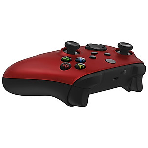 eXtremeRate Scarlet Red Replacement Shell for Xbox Series X & S Controller - Personalized Upgrade - Soft Touch Grip Custom Gaming Case Faceplate for Xbox Core Controller [Controller NOT Included]