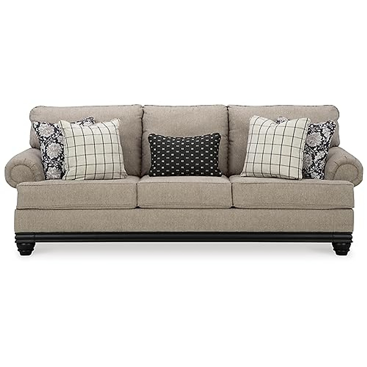 Signature Design by Ashley Elbiani Classic Sofa for Living Room, Light Gray