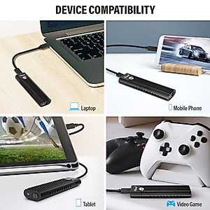 Rosewill USB-C to M.2 NVMe Tool-Free Enclosure Adapter, 10Gbps USB-C 3.1 Gen 2, Thunderbolt 3 Compatible, Supports M.2 NVMe SSDs 2230, includes USB-C and USB 3.0 Cables - RHUB-20001