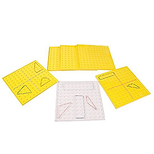 Single-Sided 11 x 11 Pin Geoboard Classroom Basics Kit