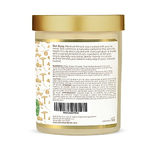 African Pride Moisture Miracle Aloe & Coconut Water Pre-Shampoo Detangler & Pre-conditioner - Helps Minimize Hair Breakage for Natural Coils & Curls, 18 oz.