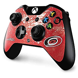 Skinit Decal Gaming Skin Compatible with Xbox One Controller - Officially Licensed NHL Carolina Hurricanes Frozen Design