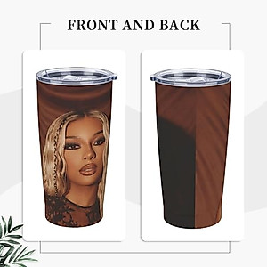 LAZHANG Victorias Music Monet Stainless Steel Insulated Car Sippy Cup With Lid Travel Mug for Cold Hot 20 oz