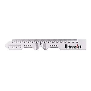 Ultrassist Pupillometers for Measuring Pupillary Distance (PD), Transparent PD Ruler, Essential Tool for Single PD or Dual PD Measurement