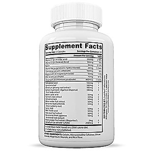 Justified Laboratories (2 Pack) Blood Balance Max 1295MG Formula All Natural Supplement Pills 120 Capsules