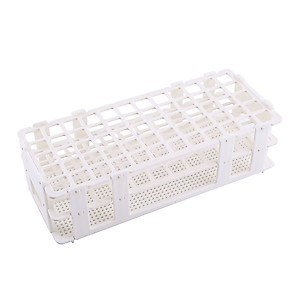1pc Plastic Test Tube Rack 60 Holes Holder Storage Stand 3 Layers 16mm Hole Detachable for Lab 25 x 10.6 x 6.5cm