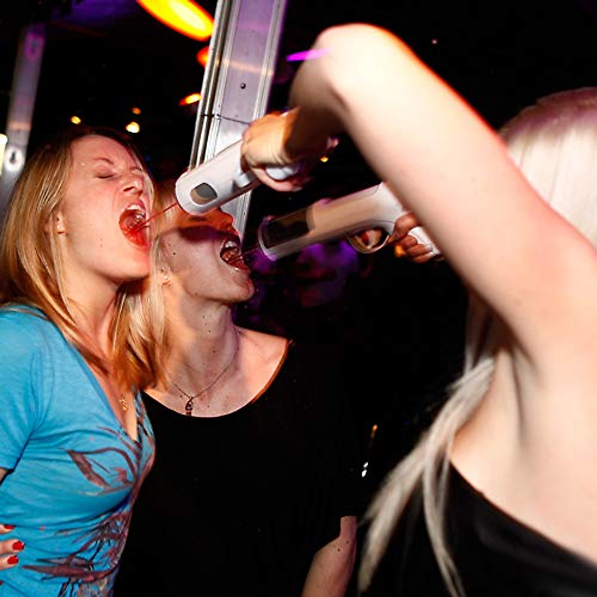 The Original Alcohol Shot Gun - Load Your Favorite Alcohol, Aim, Shoot and Drink- Epic Shot Party Accessory - Holds Up to 1.5 Ounces