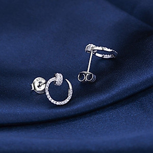 DELECOE 14K Gold Plated Earring Backs Replacements, 925 Sterling Silver Hypoallergenic Secure Gold Earring Backs Locking for Studs Earrings