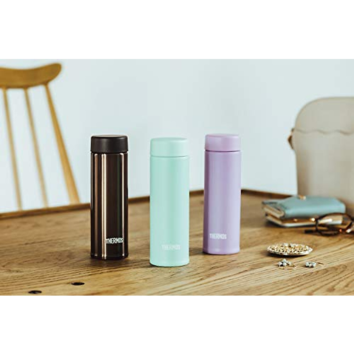 Thermos JOJ-150 MNT Water Bottle, Vacuum Insulated Pocket Mug, 5.1 fl oz (150 ml), Mint