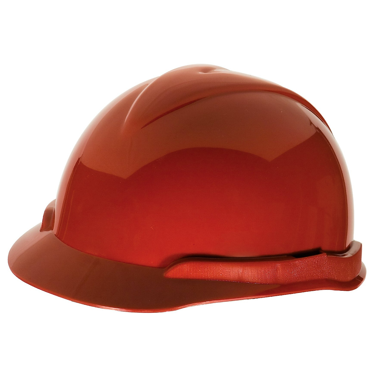 MSA 804944 Vanguard Polyethylene Type II Lateral Protective Cap with Fas-Trac Suspension, Red