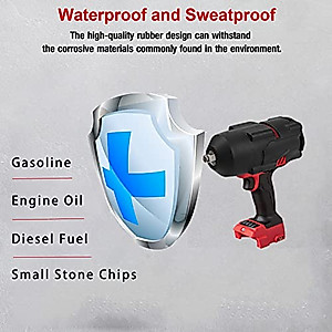 M18 Protective Boot 49-16-2767 High Torque Impact Wrench Boot, Compatible with Milwaukee M18 FUEL 1/2 High Torque Impact (2767-20) & ONEKEY Version (2863-20)