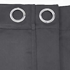 Furinno Collins Curtain 52x84 inches Dark Grey