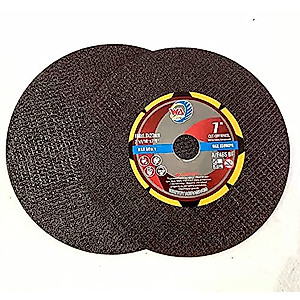 WA 10PACK - 7”x1/16"x7/8" Cutting Wheel for Metal & Stainless Steel, Cut-Off Discs Used On Angle Grinder, Diameter 7 inch, Arbor 7/8 inch, Aggressive Cut