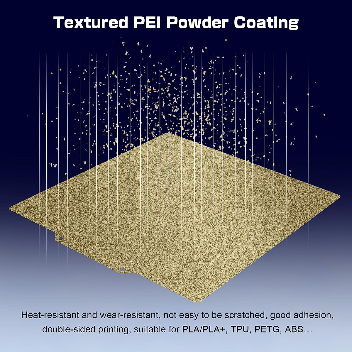 Ender 3 PEI Build Plate Upgrade, Double Side Print Bed Ender 3 pro, Textured PEI Spring Steel Sheet with Adhesive, 235 x 235 Magnetic Build Plate for Creality Ender 3 v2, Ender 5, Ender 3 V3 SE