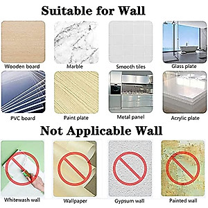 Adhesive Hooks, Silver Stainless Steel Self Adhesive Hooks Heavy Duty Waterproof Wall Hangers Without Nails Kitchen Bathroom Shower Sticky Wall Hooks for Towel Loofah Hat Key Utensils - 8 Packs