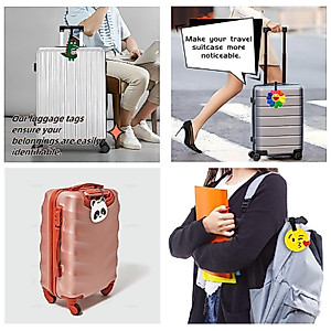 Tapp C. Travel Luggage Name Tag - Happy Face Flower