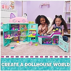 Gabby’s Dollhouse Kitty Narwhal’s Carnival Room, with Toy Figure, Surprise Toys and Dollhouse Furniture, Kids Toys for Girls & Boys 3+