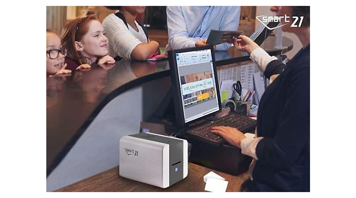 IDP SMART-21 ID Card Printer Kit | Fast & Easy Printing