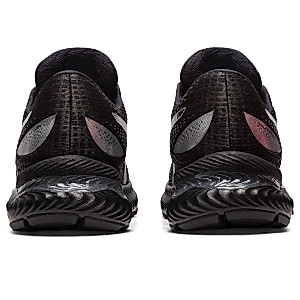 ASICS Women's Gel-SAIUN Running Shoes, 8.5, Black/Pure Silver