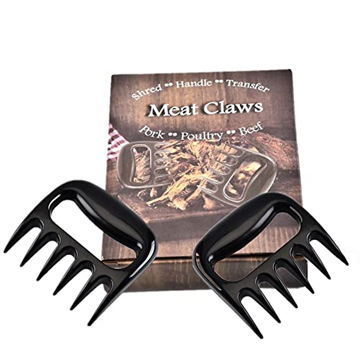 Barbecue Meat Claws for Shred, Cut, Stocking Stuffers for Men, Friend Box | Grilled Chicken Splitter | Multi-Purpose BBQ Fork Accessory for Beef, Pork