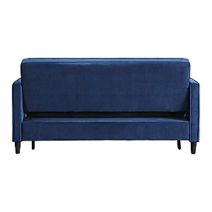 Lexicon Knoxville Convertible Studio Sofa Bed, Navy
