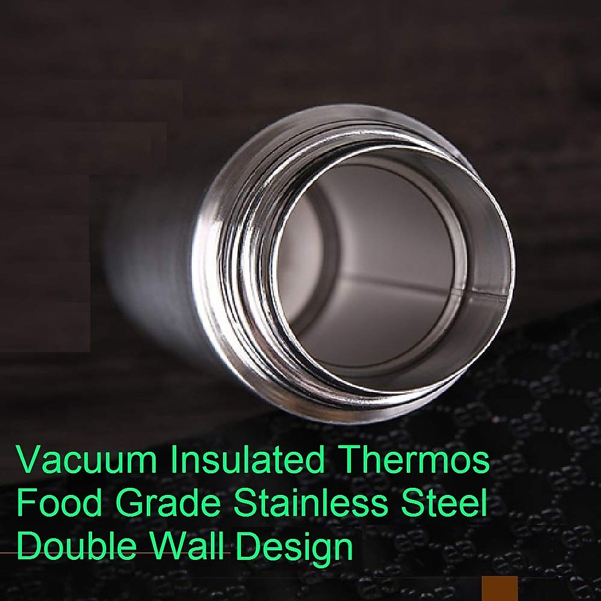 Leberna 34 Ounce Coffee Thermos | Large Thermal Water Bottle for Tea Hot & Cold Drinks | Stainless Steel Vacuum Sealed Insulated Thermos Water Flasks Bottles for Work & Travel Termo Para Cafe Bebes