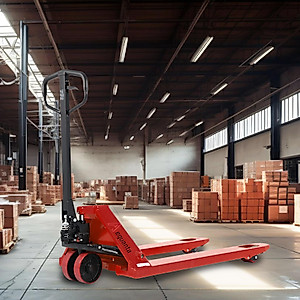 Aequanta Pallet Jack 5500 Lbs Capacity, 21" W x 48" L Forks, Heavy-Duty Manual Hand Pallet Truck