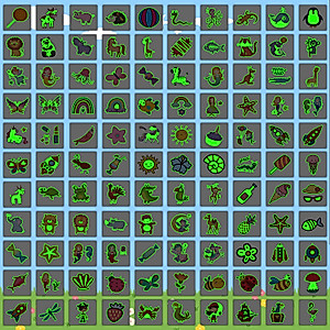 Partywind 408 PCS Temporary Tattoos for Kids, Glow and Glitter Fake Tattoo Stickers for Boys Girls Party Supplies Favors, Cute Goodie Bag Stuffers Gifts for Children (Individually Wrapped Sheet)