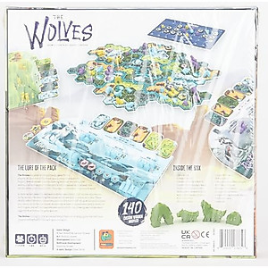 The Wolves Board Game | Wolf Themed Survival Strategy Game | Highly Interactive Family Game for Kids and Adults | Ages 14+ | 2-5 Players | Avg. Playtime 75 Minutes | Made by Pandasaurus Games