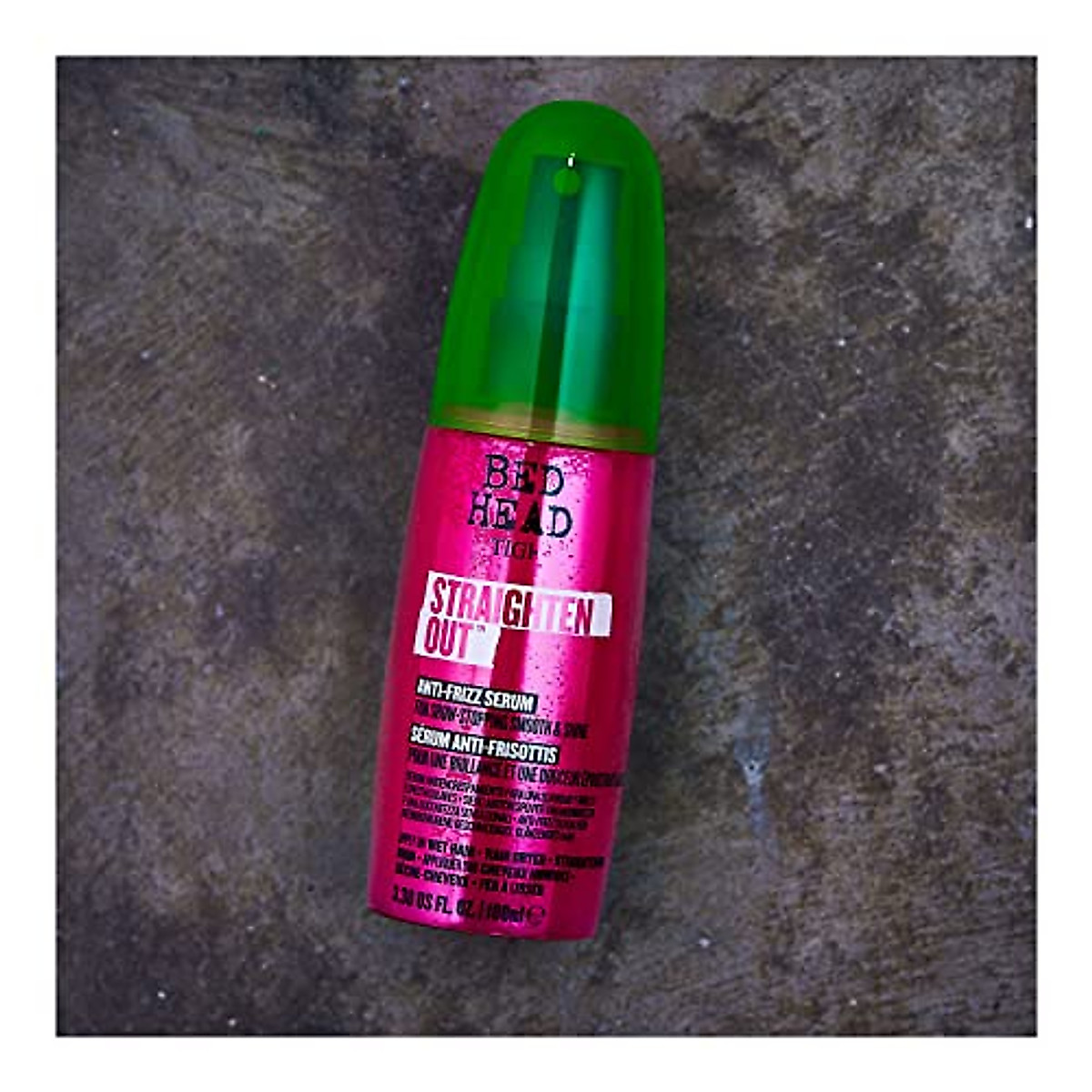 TIGI Bed Head Straighten Out Anti Frizz Serum for Smooth Shiny Hair 3.38 fl oz