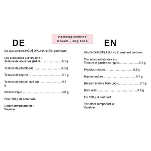 Homeoplasmine, XL - 40g Magic Cream - For Dry Skin, Irritations, Soft Lips! [ The Original French Packaging ]