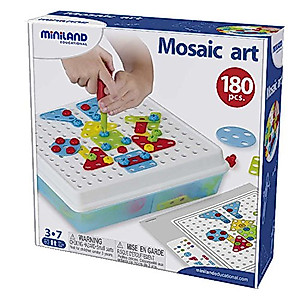 Miniland Educational MLE95020 Mosaic Art (Pack of 180)