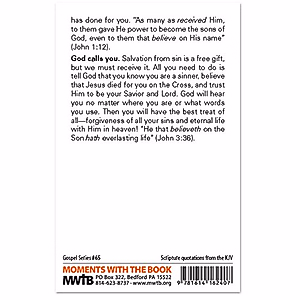 Moments With The Book Trick Or Treat? (Gospel Tract - Packet of 100 - NKJV)