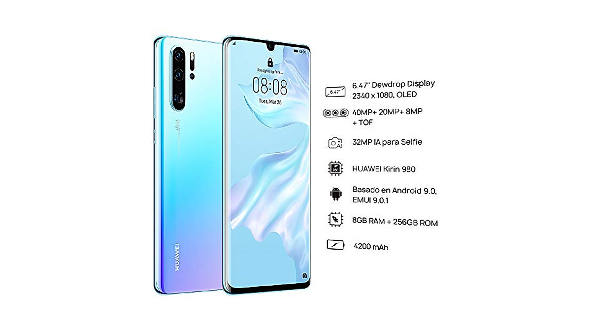 Huawei P30 Pro - Unlocked Smartphone with 128GB Storage