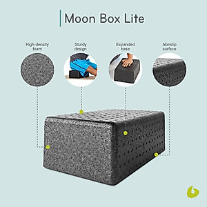 Balanced Body Pilates Moon Box Lite, Lightweight Workout Box for Floor Exercise, Pilates Reformer, or Pilates Tower, Pilates Exercise Equipment for Home or Studio