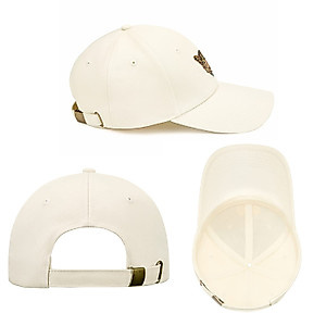 iHomor Unisex Cotton Baseball Cap with Embroidery Adjustable Dad Hat Trucker Baseball Hat for Men and Women Snapback Hat Outdoor Leopard Beige