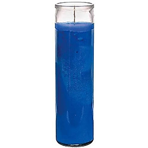 TopNotch Outlet Jar Candles - Red Yellow Blue Green Wax Candle (4 Pack) Sanctuary Vigils Blessings Prayers - Unscented Glass Jars Candle Set - Jar Candles