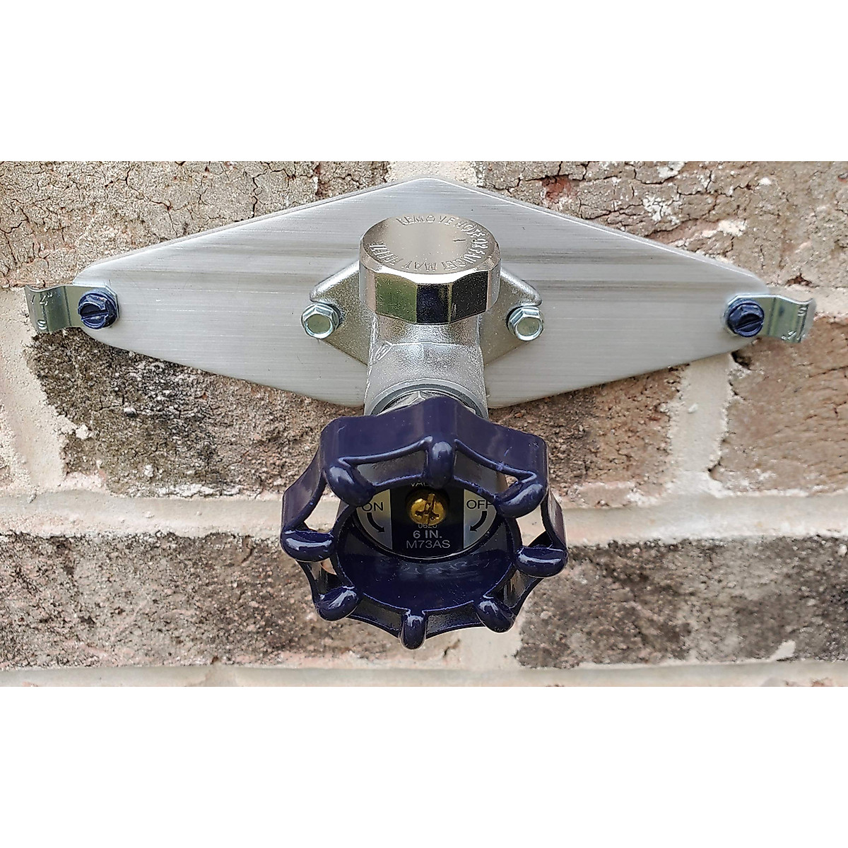 Hose Bib Buddy 2 Pack - Spigot Mounting Plate Hose Bib Repair Kit | Outdoor Faucet Repair Kit | Registered Original USA | SharkBite Hose Bib Mounting Plate | No Removal or Plumbing Required (2 Pack)