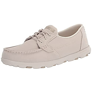 Skechers Women's ON-The-GO 2.0-Bungee Boat Shoe, Natural, 7.5