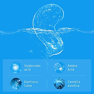 +WIS+ Under Eye Patches 60 Pcs With Collagen for Dark Circles, Puffy Eyes, Undereye Bags, Wrinkles, Hyaluronic Acid Eye Mask to Hydrating for Dry Skin