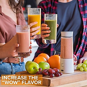 Kore ClubCrush Portable Blender - 13.5 fl oz USB-Rechargeable Travel Blender for Shakes and Smoothies | 5000mAh Battery Included