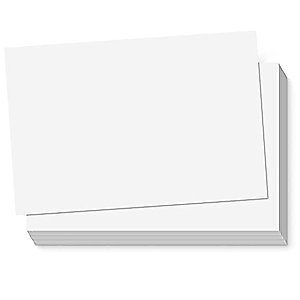 Sweetzer & Orange 300gsm 4x6” Postcard Paper Cardstock (Both Sides Blank) For Art or Blank Postcards for Mailing. Set of 60 White Blank Post Cards, Printable Postcards Set. Bulk Post Card Pack.