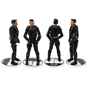 Boss Fight Studio Umbrella Academy Diego Hargreeves, Number Two Action Figure – H.A.C.K.S., Highly Articulated Collectible & Customizable Figurine with Interchangeable Parts & Accessories – 1:18