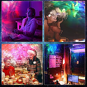 BestYiJo Astronaut Light Projector, Galaxy Projector Night Light 3D Nebula Decor lamp for Kids Room with Remote Control, 8 Color Modes Star Projector for Bedroom Ceiling Gaming Room Decor