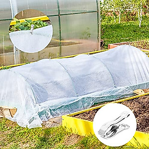 40PCS Stainless Steel Clothes Pins - Beach Towel Clips to Keep Your Towels, Clothes, Blanket from Blowing Away or Sliding Down, Heavy Duty Metal Clips for Greenhouse Netting