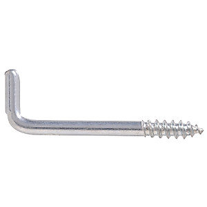 Hardware Essentials 320498 (0.080-inch x 1-inch) 100 Pack Square Bend Hook, 0.080 Inch x