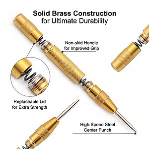 COMOWARE Hex Shank HSS Step Drill Bit with Two Spiral Flutes and Impact Readiness - Ideal for Metal, Stainless Steel, Aluminum, Wood, and Plastic,Total 50 Sizes with Aluminum Case