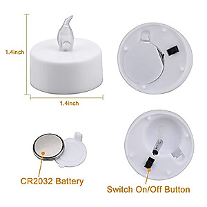 Brigle Tea Lights, Flameless LED Candles Flickering Warm Yellow 200 Hours Battery-Powered Tea Light Candle Ideal for Party, Wedding, Birthday, Gifts and Home Decoration (24 Pack Warm Yellow)